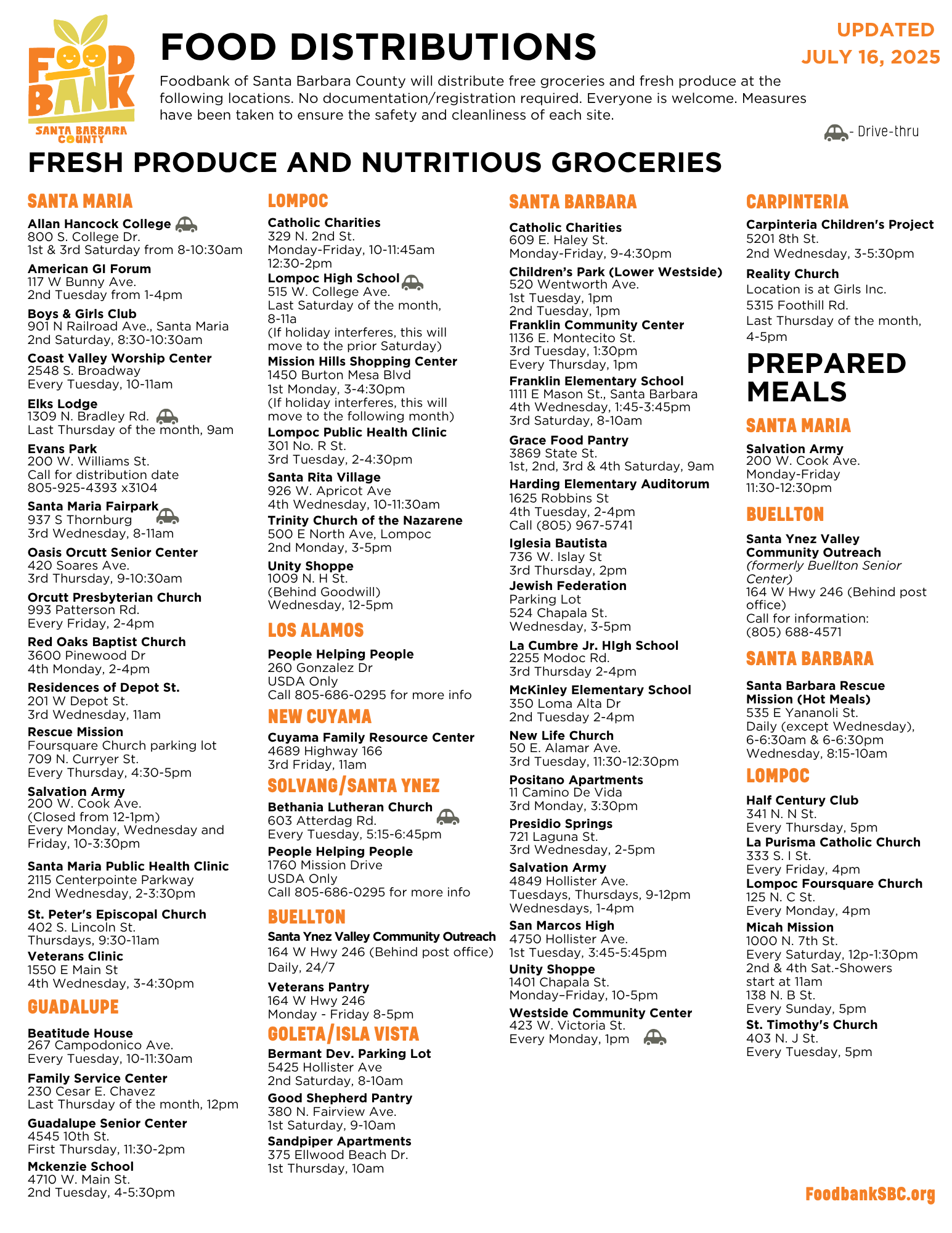Find Food | FoodBank